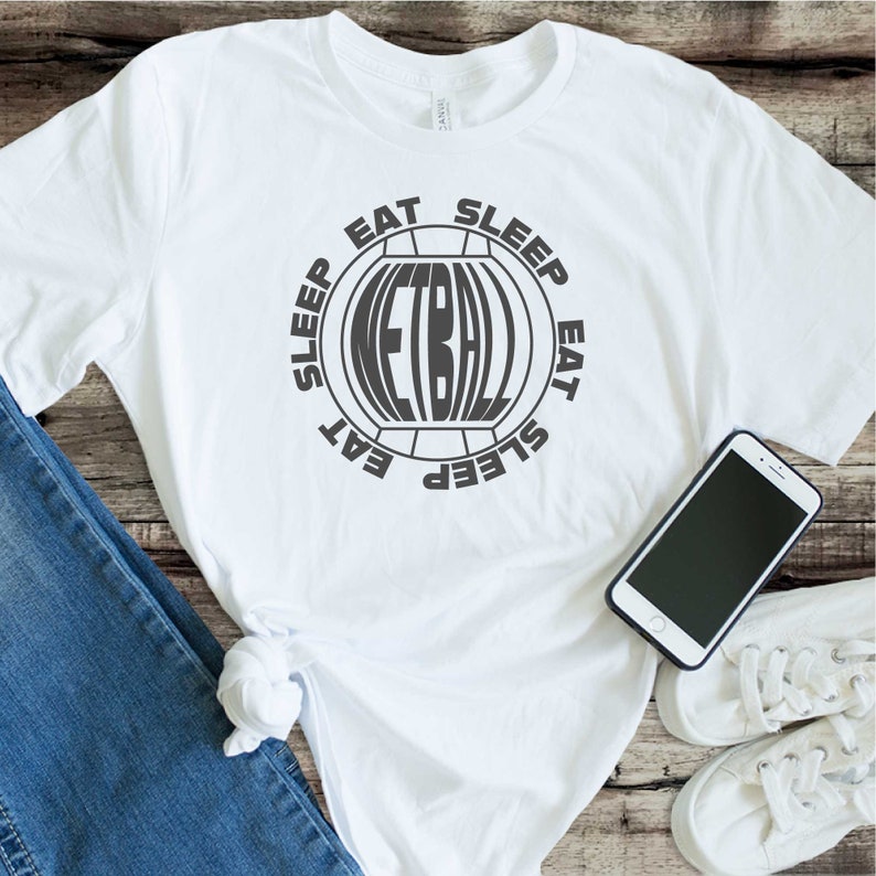 Eat Sleep Netball Repeat Svg Netball Fan Netball Player Svg | Etsy
