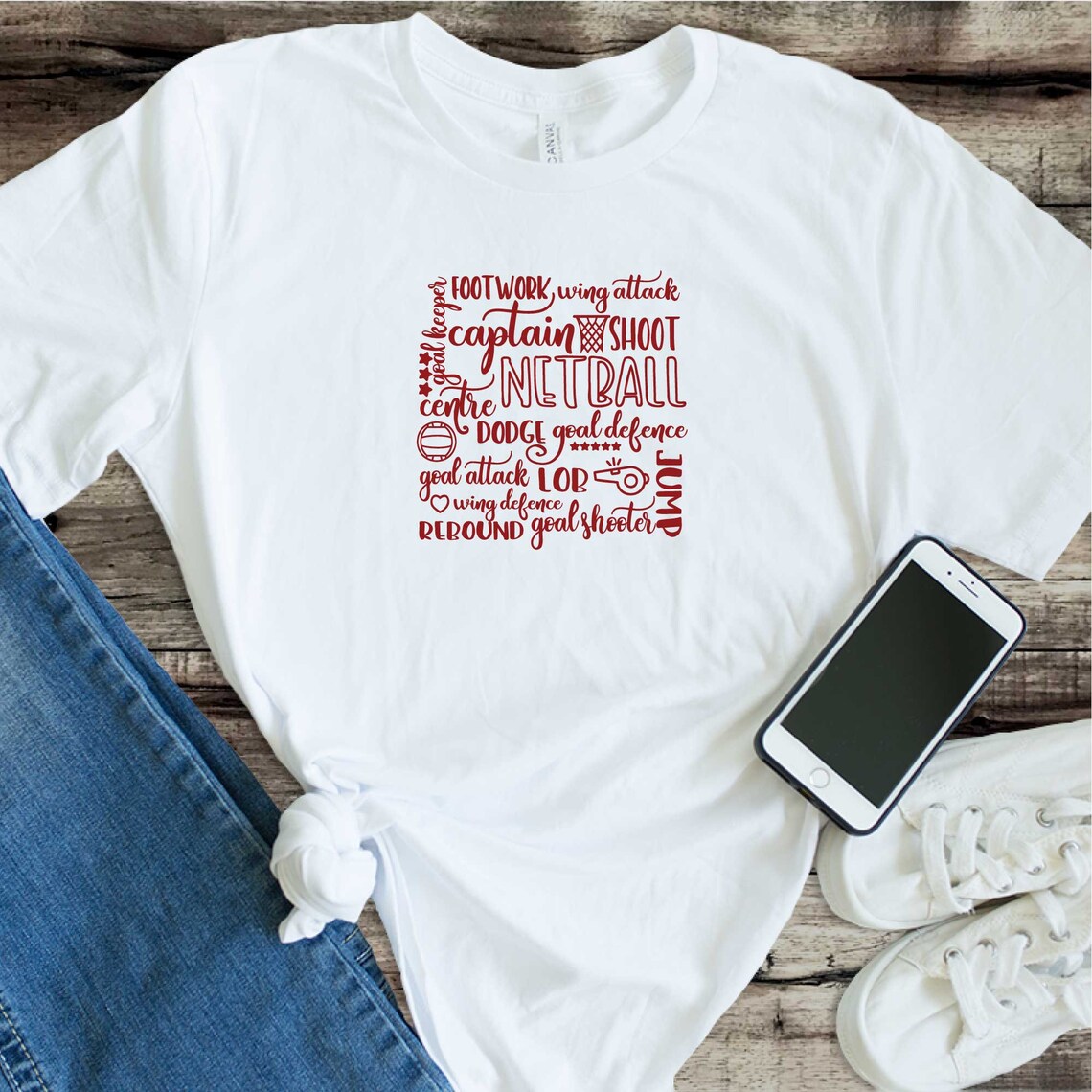 Netball Svg Digital File Cricut Svg Netball Fan DXF Player - Etsy UK