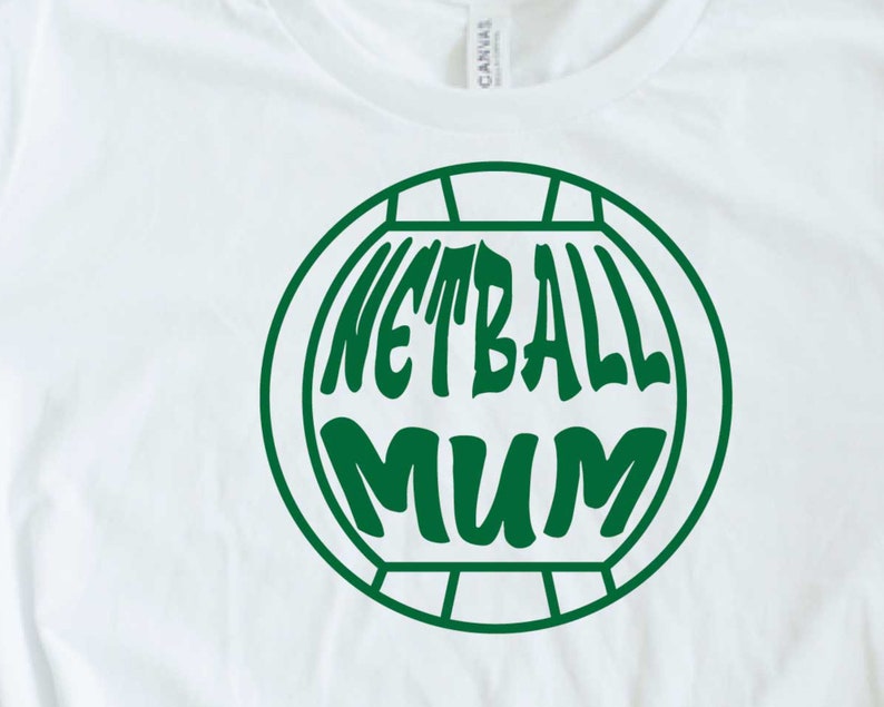 Netball Mum, Netball Fan, Netball Design, Netball SVG File, Netball DXF ...