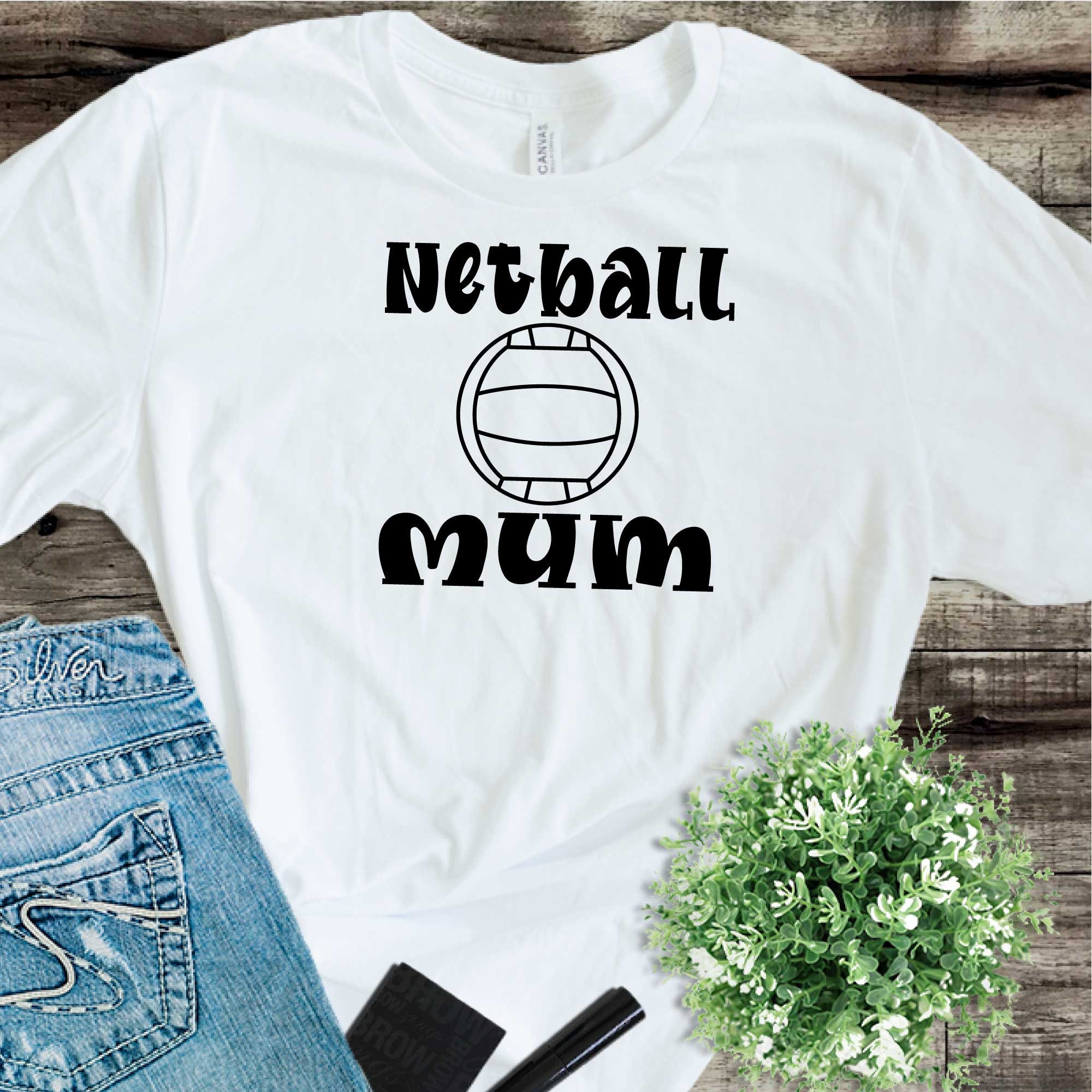 Netball Mum Netball Fan Netball Design Netball SVG File - Etsy Australia