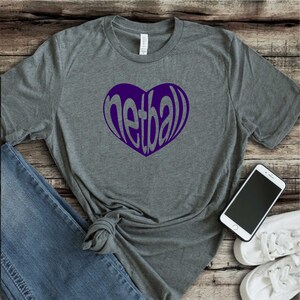 Netball SVG, Love Netball, Netball Fan, Netball Heart, Netball SVG ...