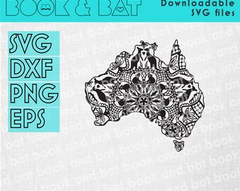 Northern Territory Map Mandala Svg, Map of Northern Territory ...