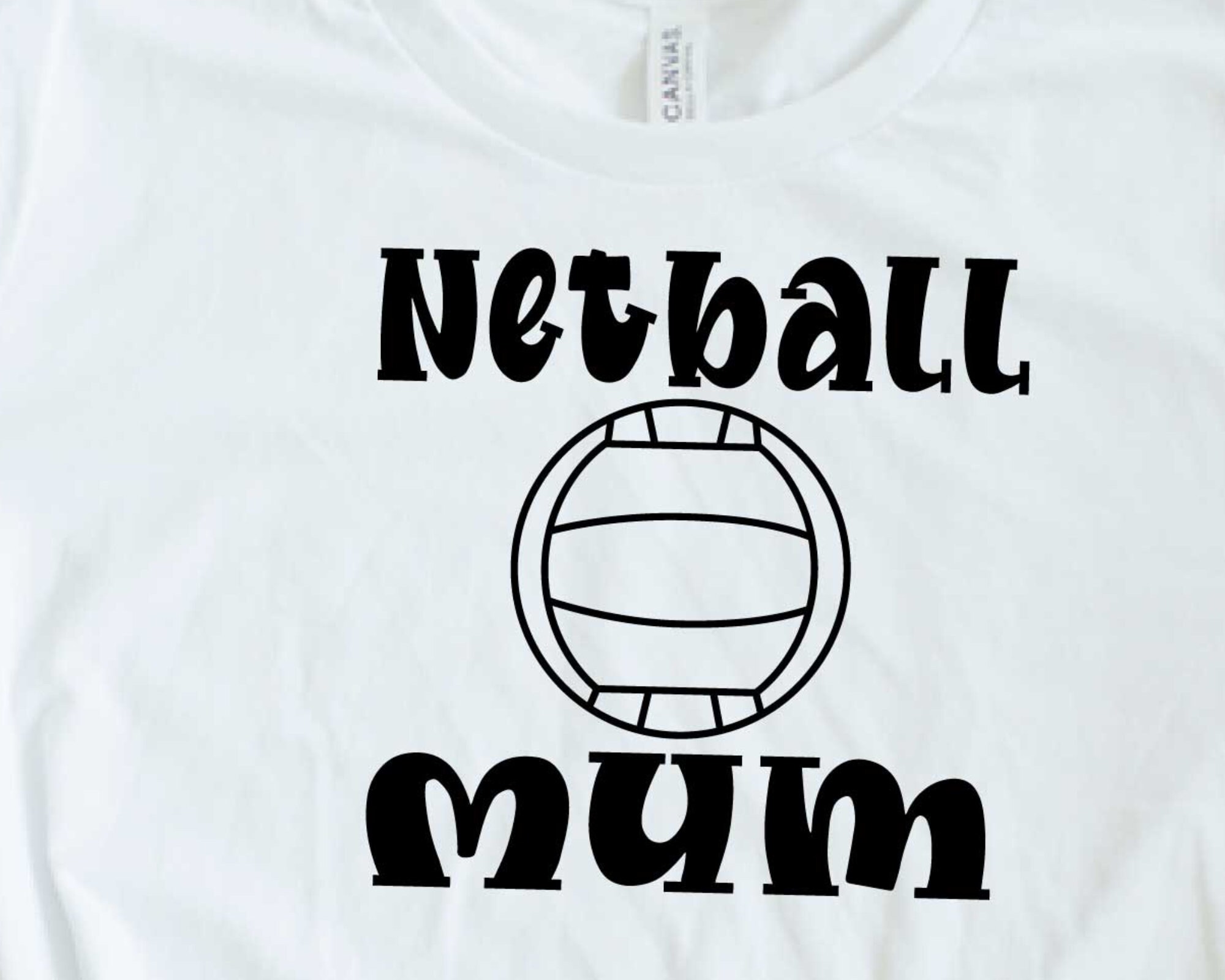 Netball Mum, Netball Fan, Netball Design, Netball SVG File, Netball DXF ...