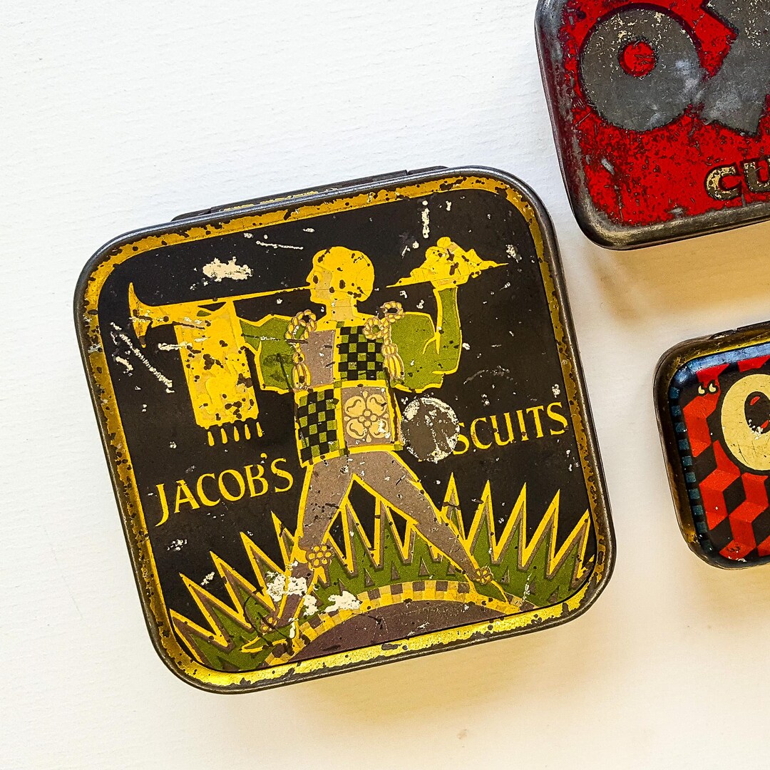 Vintage Jacobs Biscuit Sampler Tin: Retro Kitchen Storage - Etsy