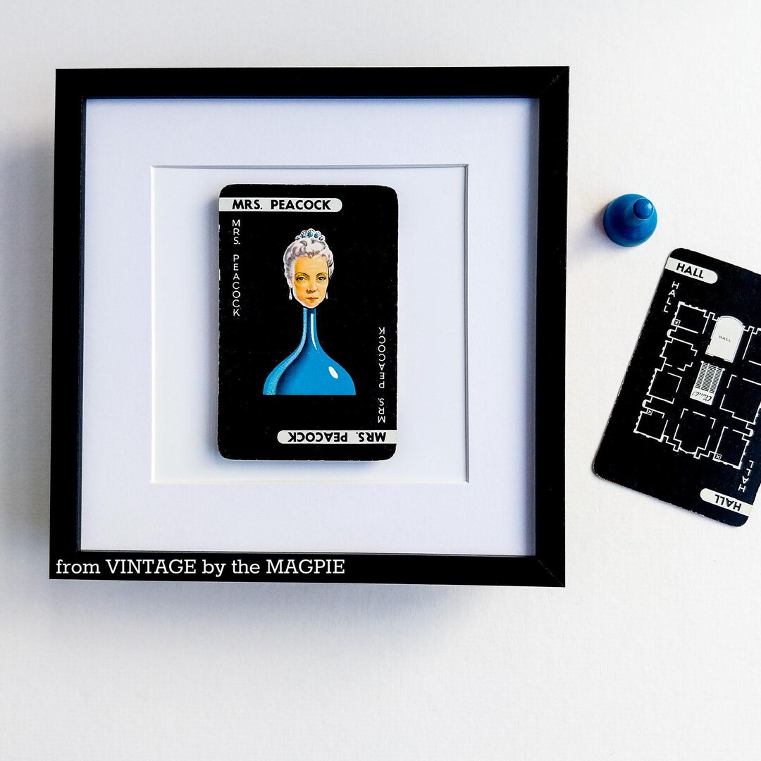 Vintage Cluedo CHARACTER Artwork, Using Original Cards From 1950s ...