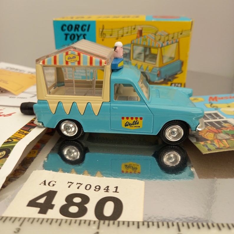 Corgi Classics 474 Musical Walls Ice Cream Van Ford Thames - Etsy