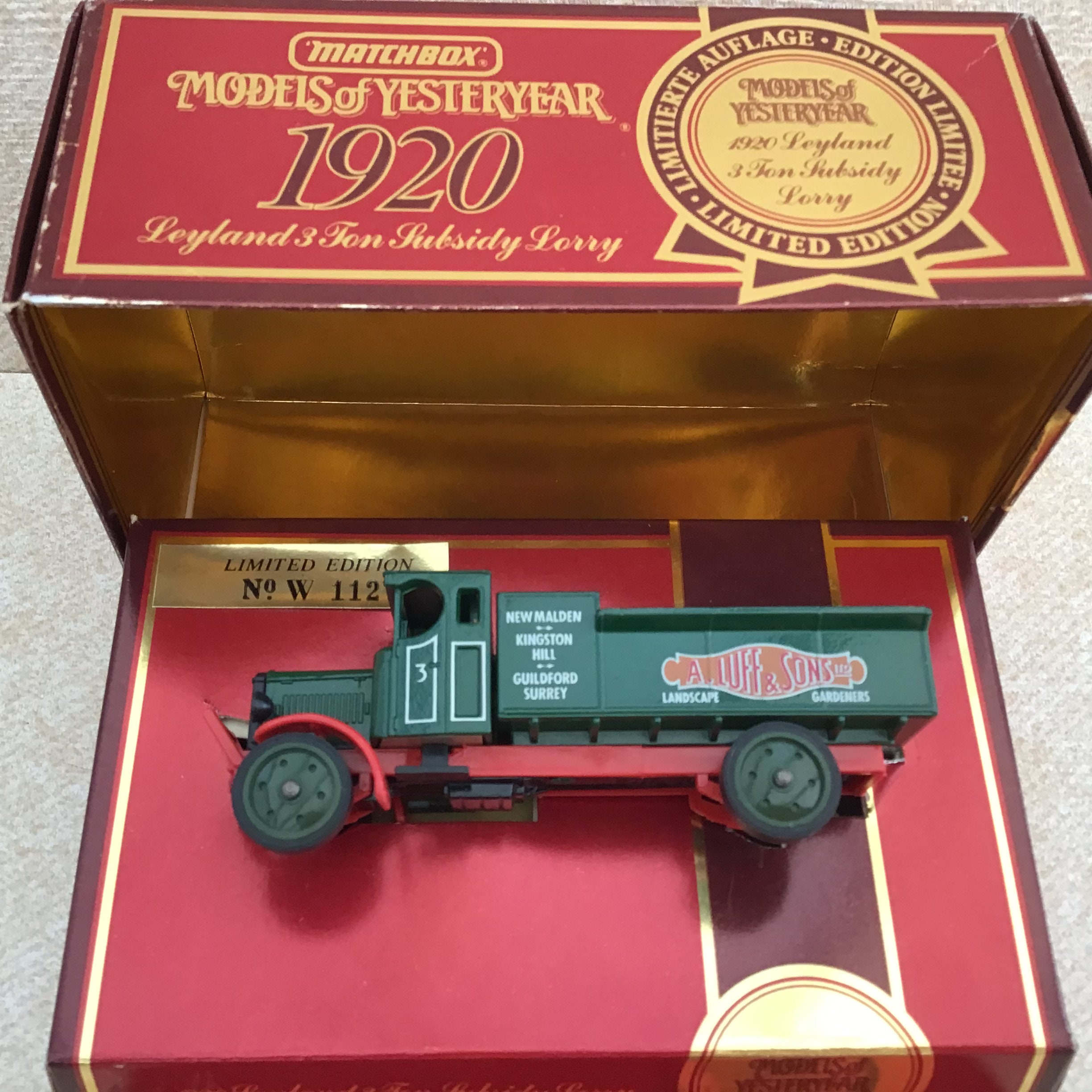 Vehicles Matchbox Models of Yesteryear Limited Edition Y 9 Leyland 3 ...