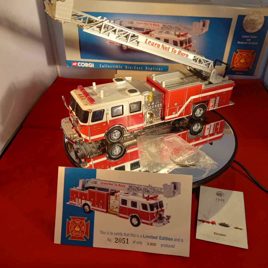 Corgi 54902 E-ONE 50ft Ladder Duncan Fire Department 1:50 Scale - Etsy