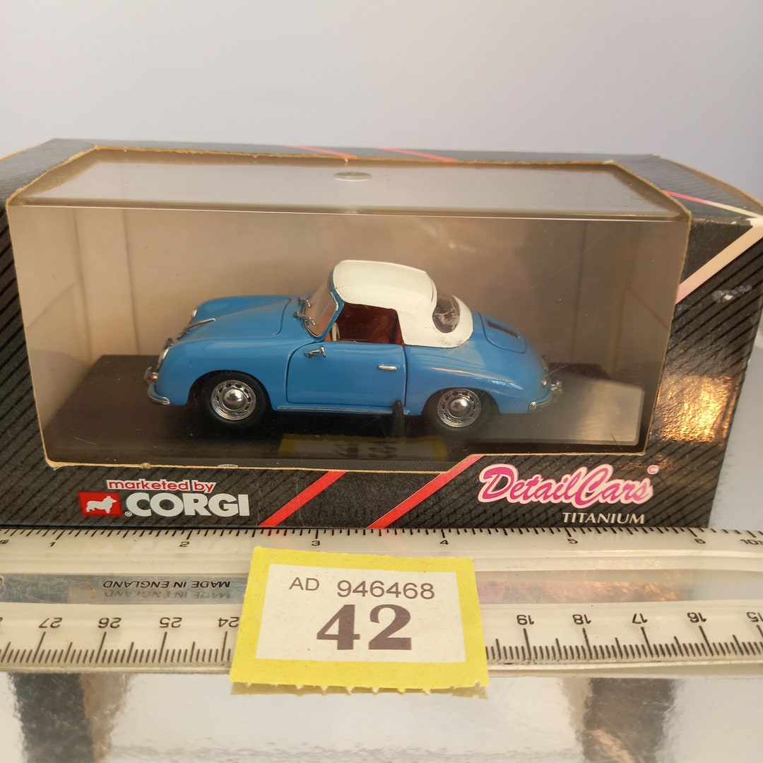 Corgi Detail Cars Titanium 224 Porsche 356A 1:43 Scale as Photos - Etsy