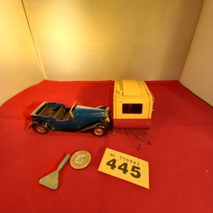 Triang Minic Vintage Tinplate Clockwork Vauxhall Tourer 17M With ...
