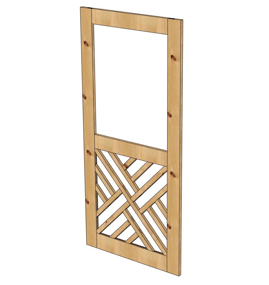 Designer Entrance Door/insect Screen Door Construction Plan for You to ...