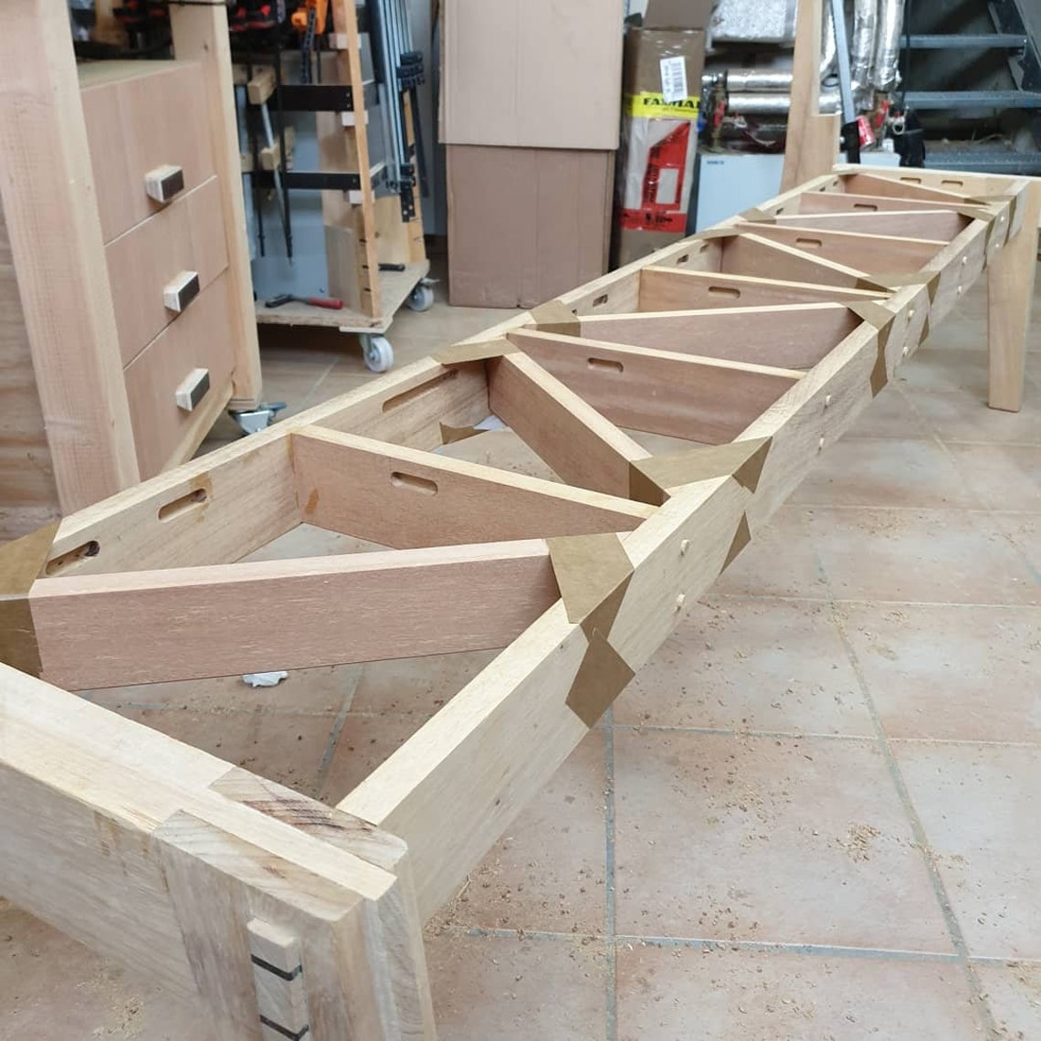 XXL Sitzbank aus Holz Bauplan zum Selber bauen - Etsy.de