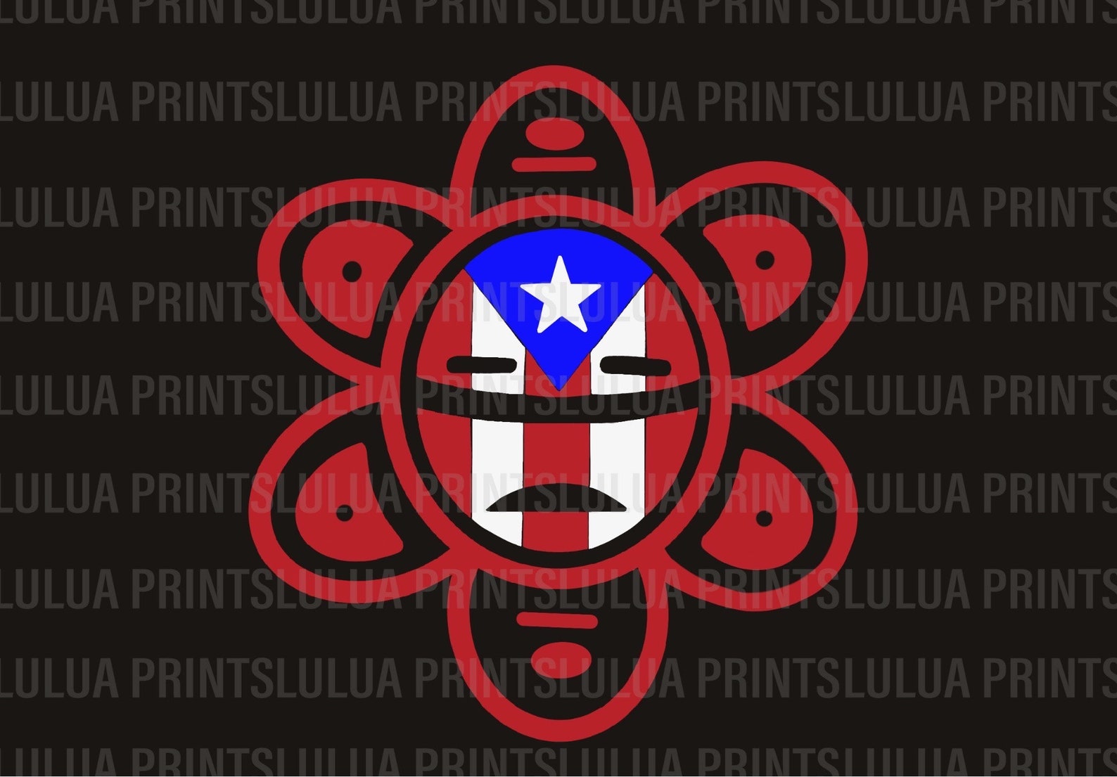 Sol Taíno Puerto Rico PNG File - Etsy