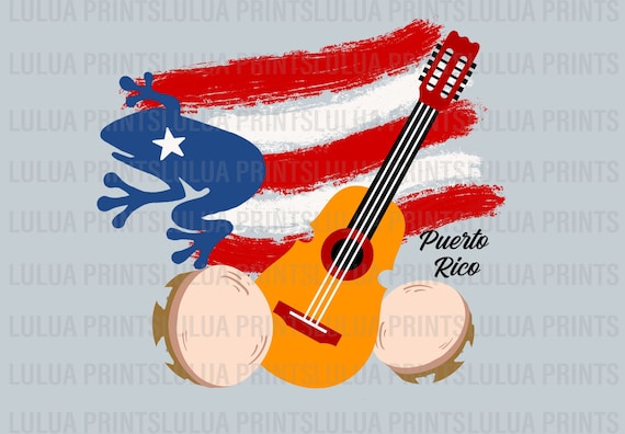 Bandera De Puerto Rico Con Dibujo De Un Coqui Puerto Rico Coqui PNG