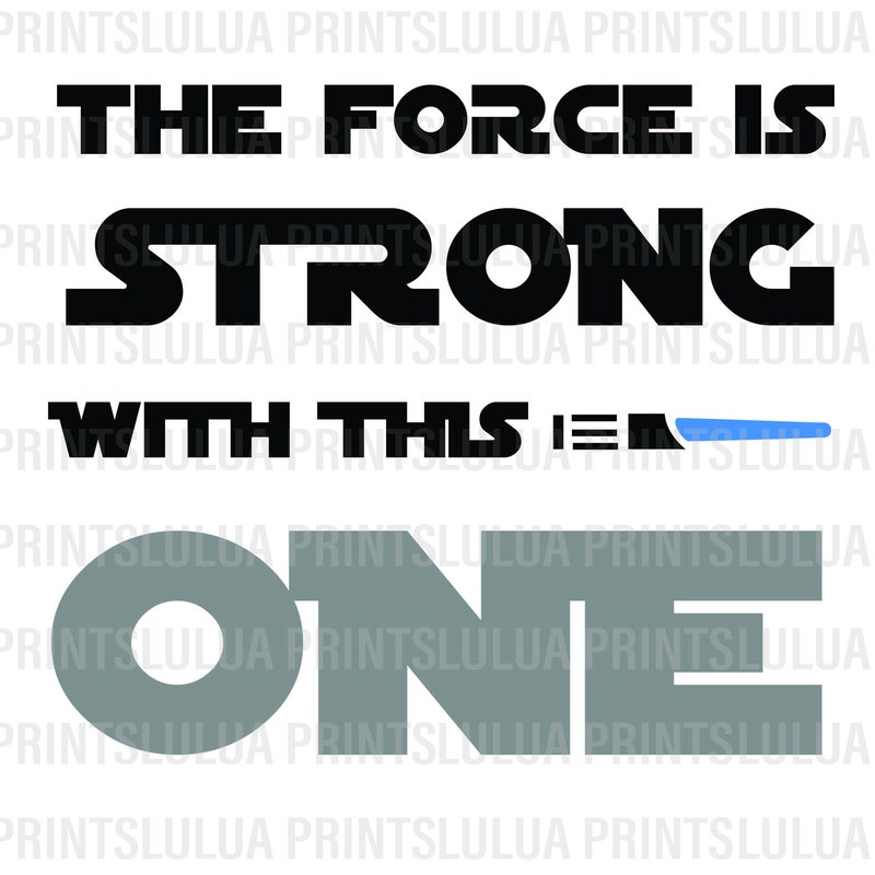 The Force is Strong Svg - Etsy