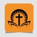 Church Premade Logo Sun Cross Bible With Ministry Name EPS SVG PNG ...