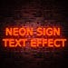 Neon Sign Photoshop PSD Text Effect Template Instant Download - Etsy
