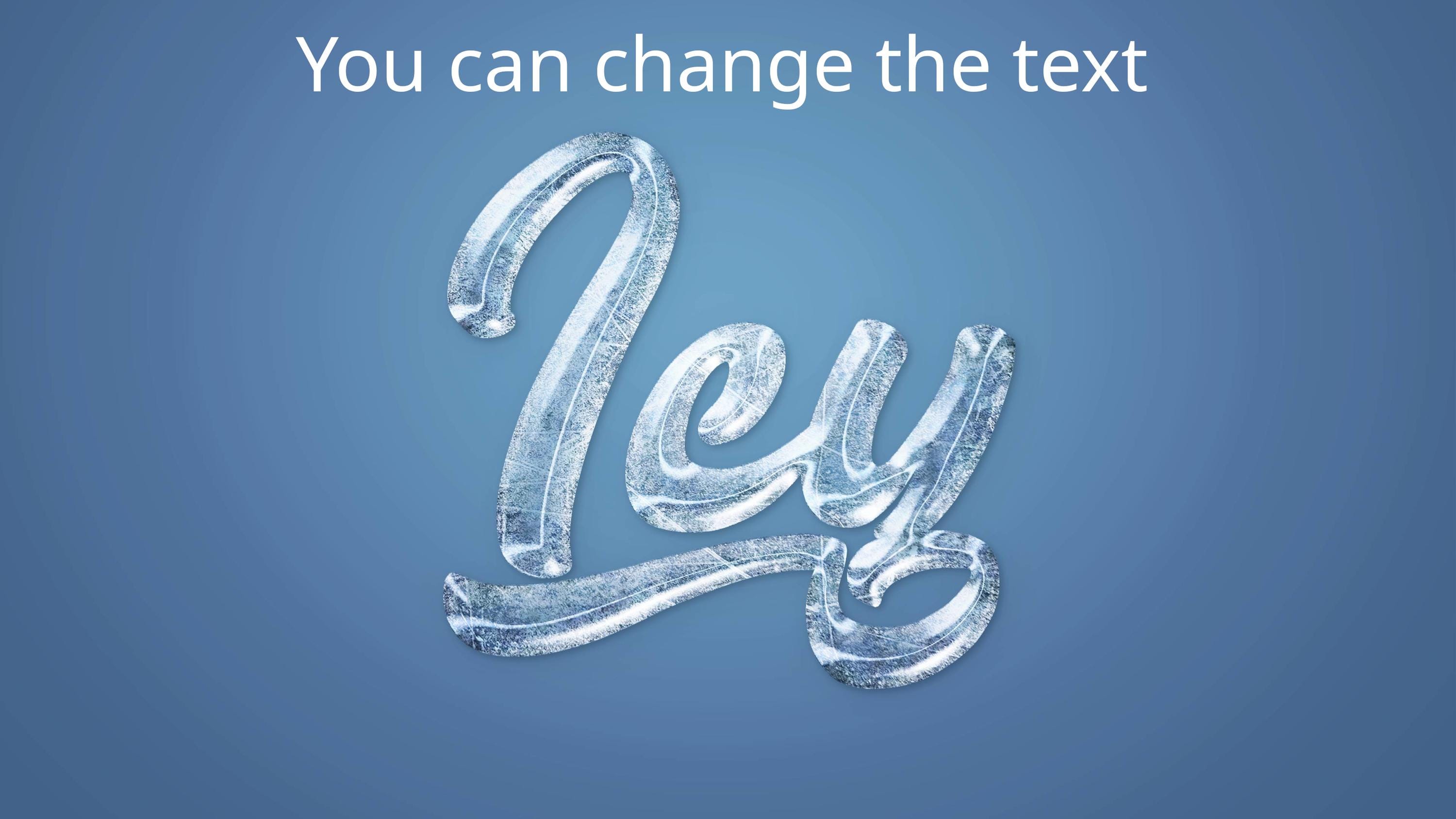 Frozen Icy Look Photoshop PSD Text Effect Template Instant Download - Etsy