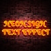 Neon Sign Photoshop PSD Text Effect Template Instant Download - Etsy