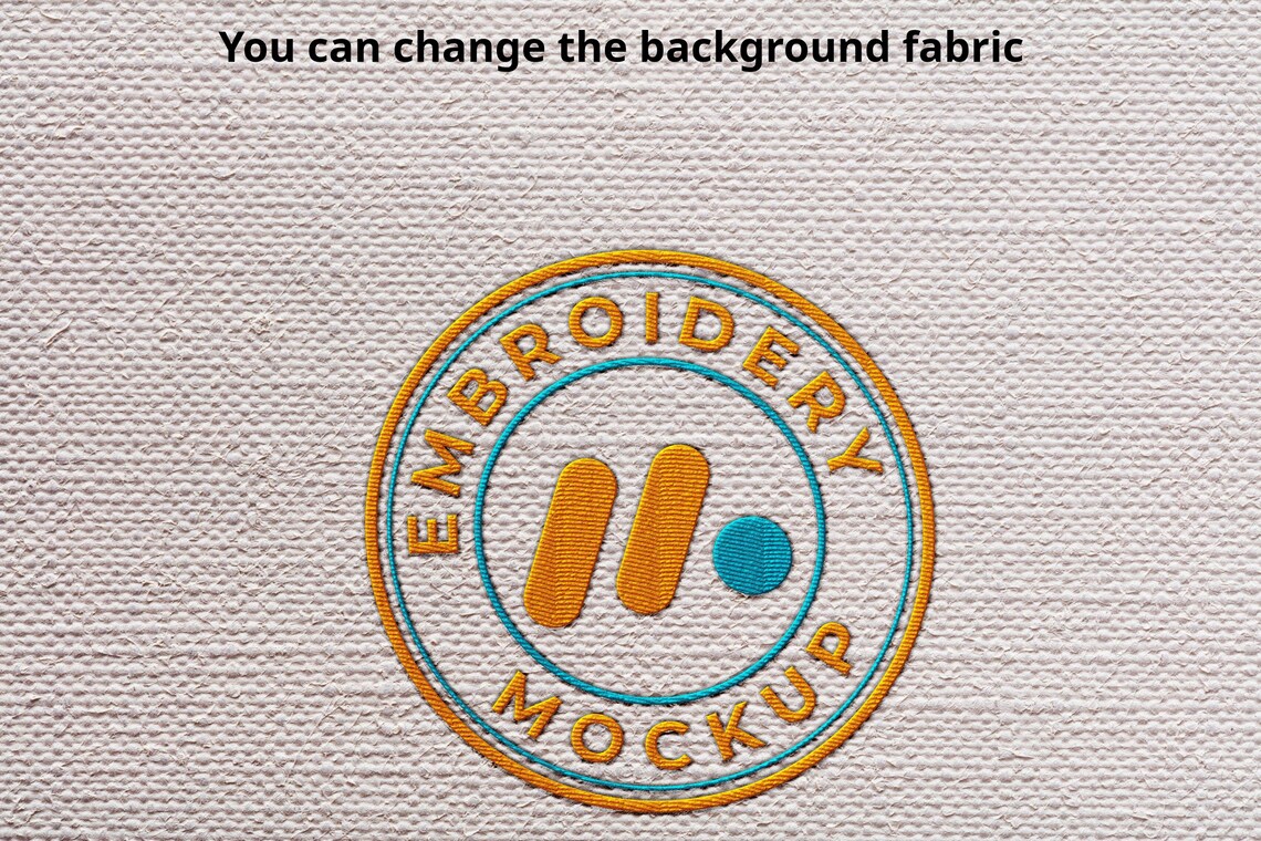 Embroidery Design Mockup PSD Instant Download Smart Object - Etsy