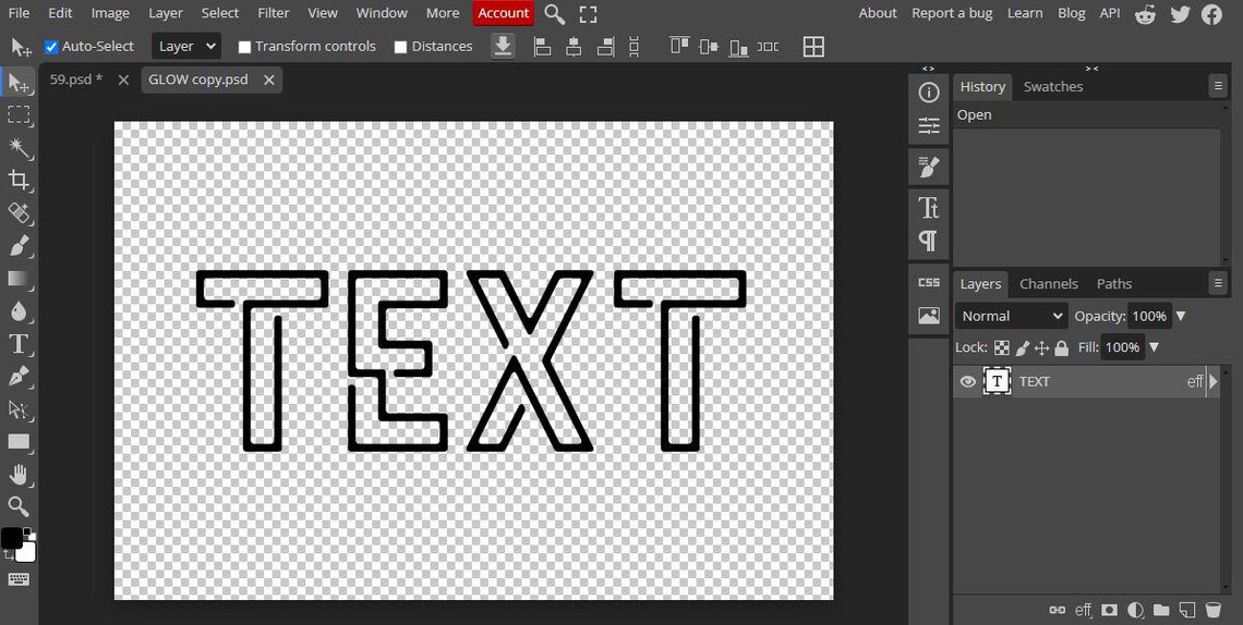 Neon Sign Photoshop PSD Text Effect Template Instant Download - Etsy