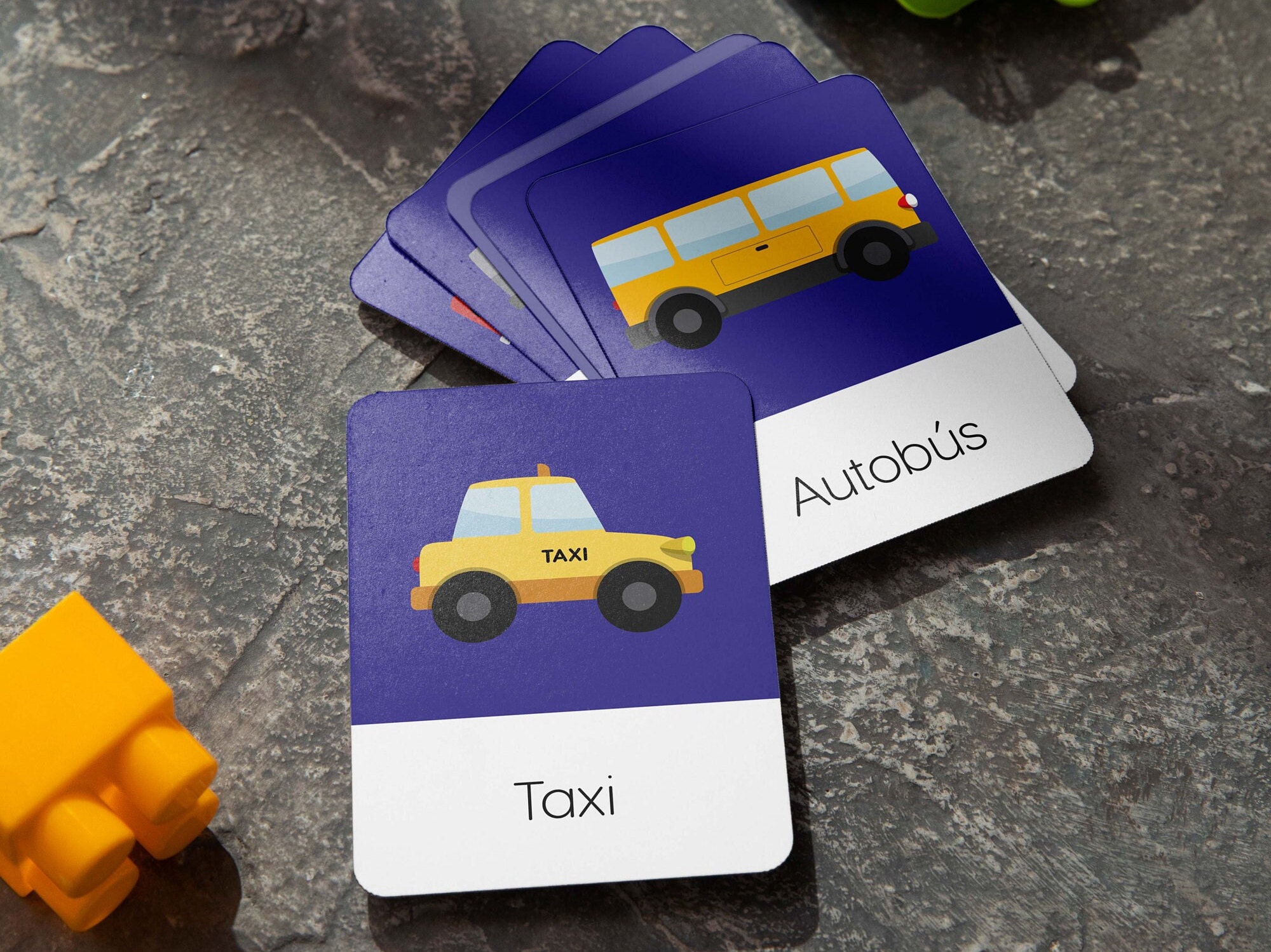 Tarjetas Educativas De Transportes Vehículos-descarga Digital Para ...
