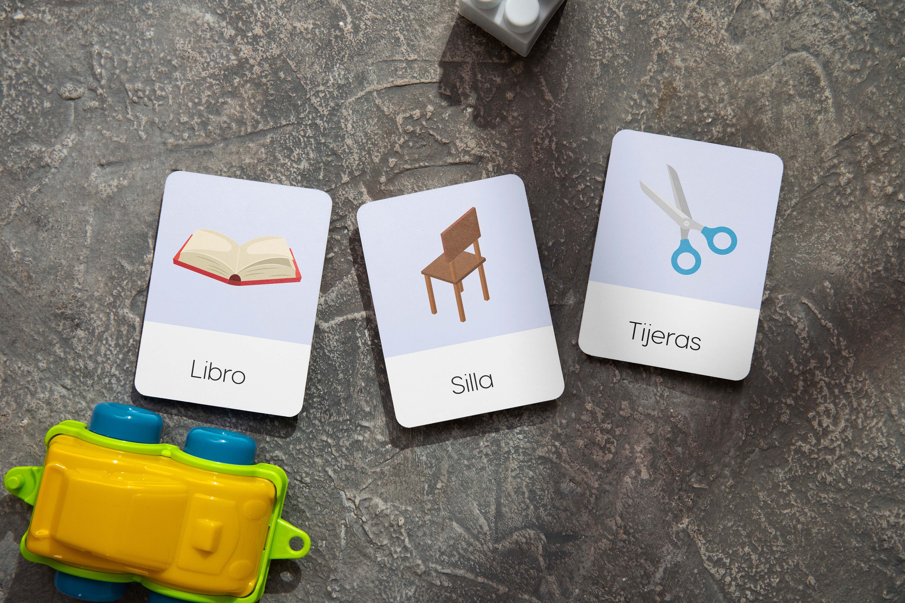 36 Tarjetas De Material Escolar, Stationary Flashcards in Spanish ...