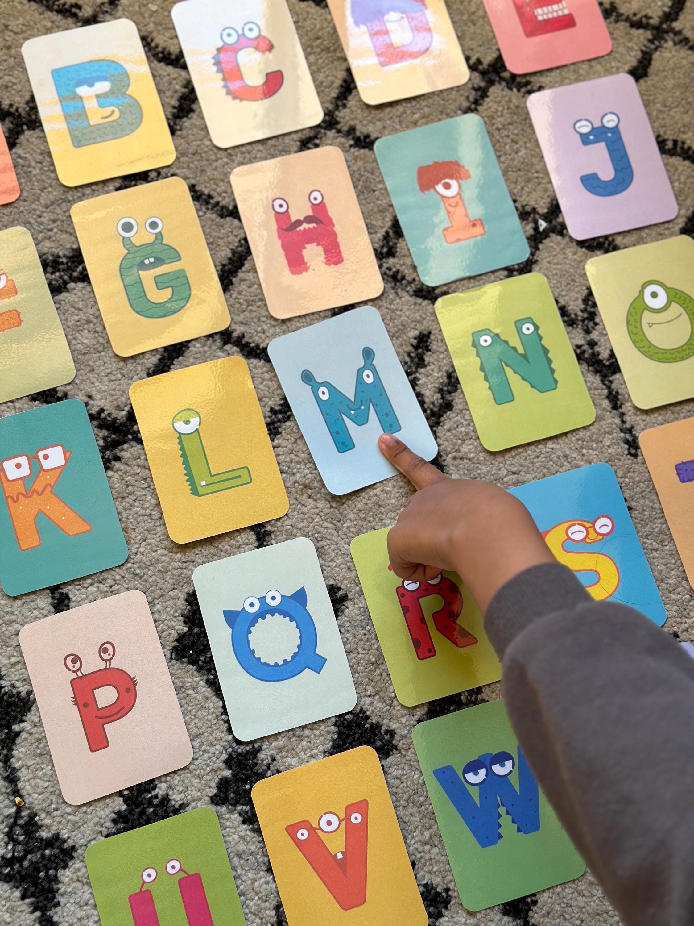 Monster Alphabet Flashcards – Printable ABC Learning Cards (PDF) - Etsy ...