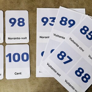 Catalan Numbers 1-100 Flashcards, Printable Montessori and Educational ...