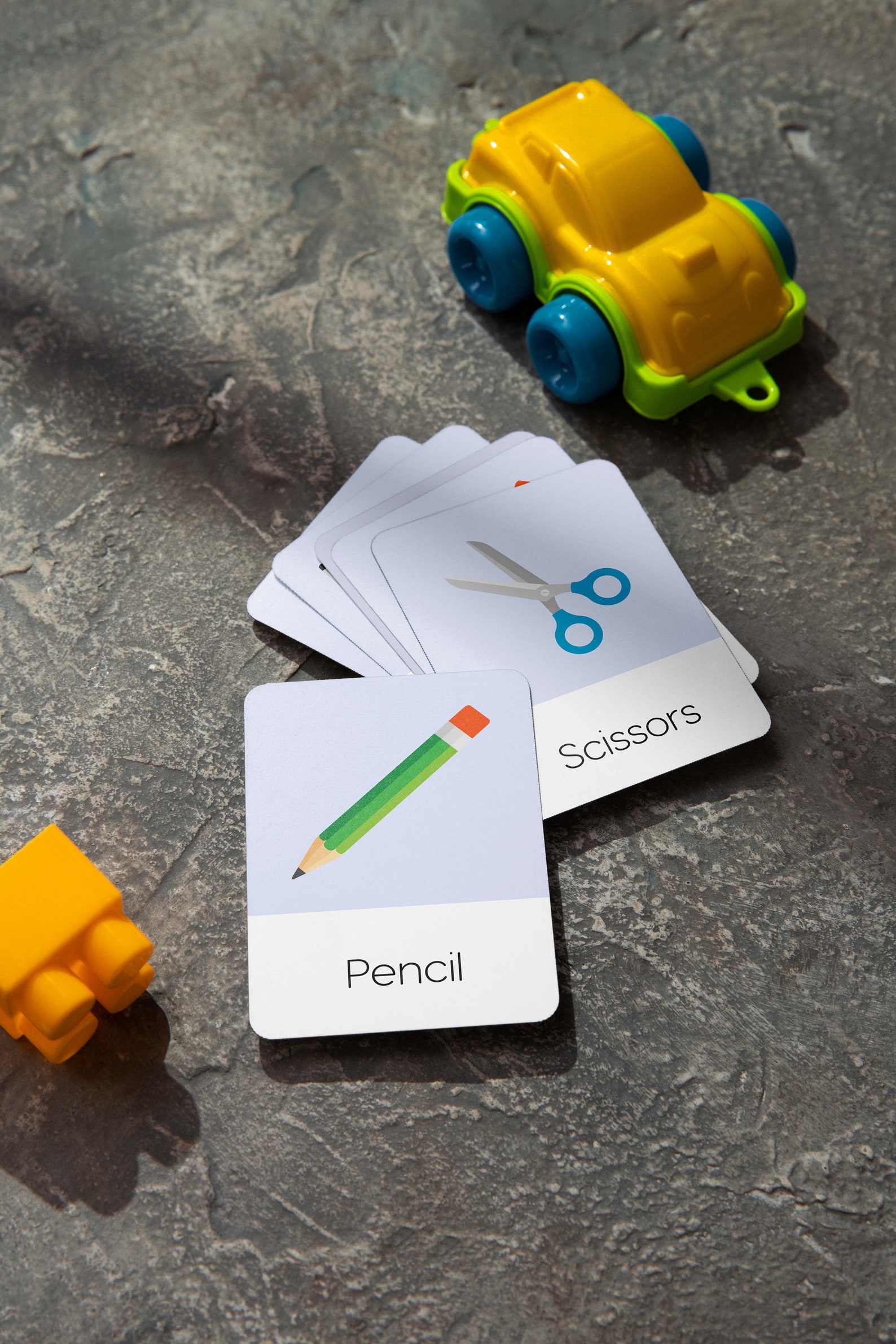 Stationery Flash Cards for Kids/toddlers Learn Play Have - Etsy