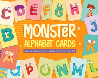 Monster Alphabet | Etsy