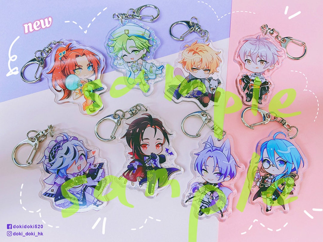 NU: Carnival Glitter Acrylic Charms - Etsy