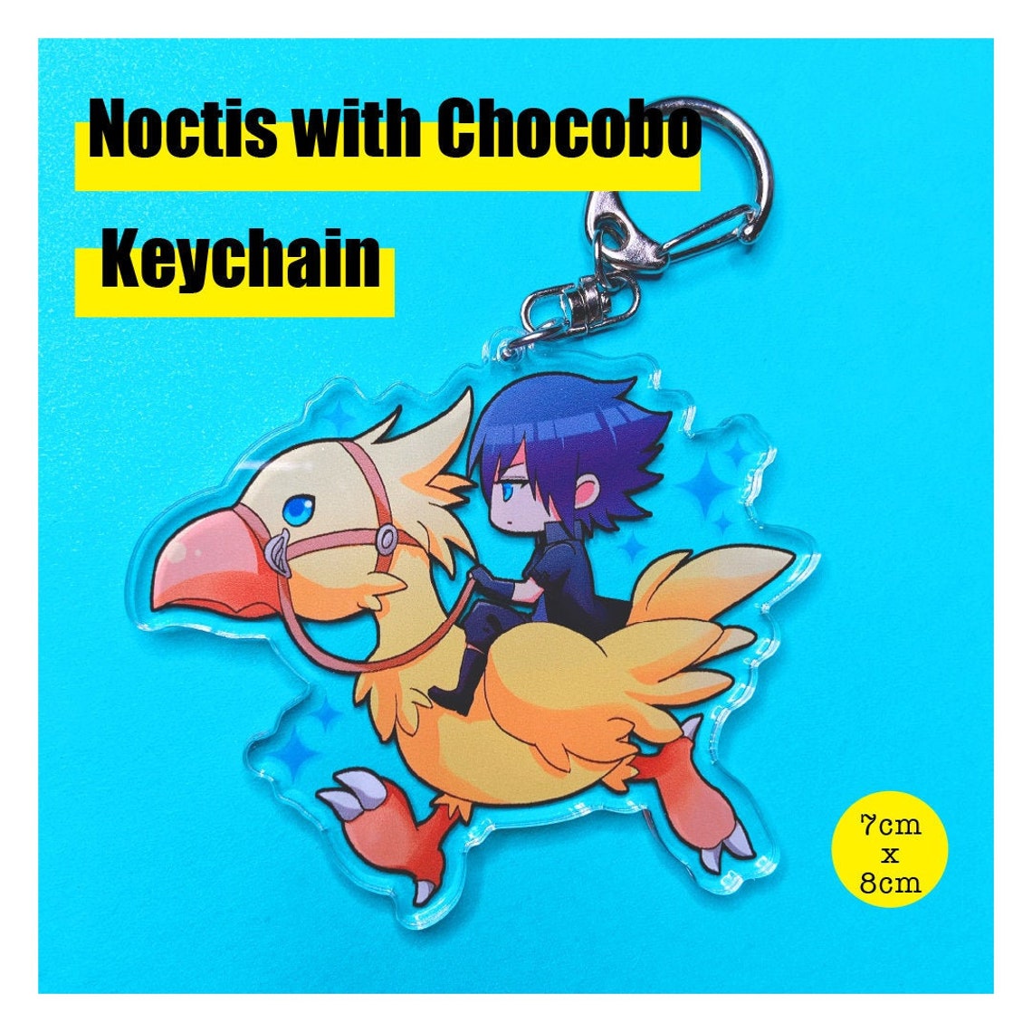 FINAL FANTASY 15 FFXV Noctis Chocobo Acrylic Keychain Charms - Etsy