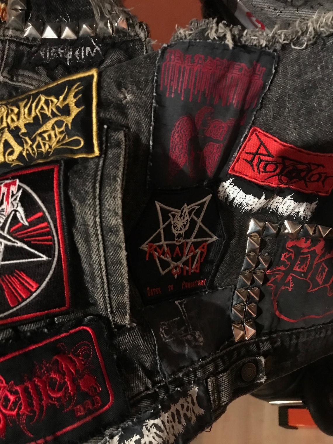 Metal Battle Jacket/vest. Size M. - Etsy