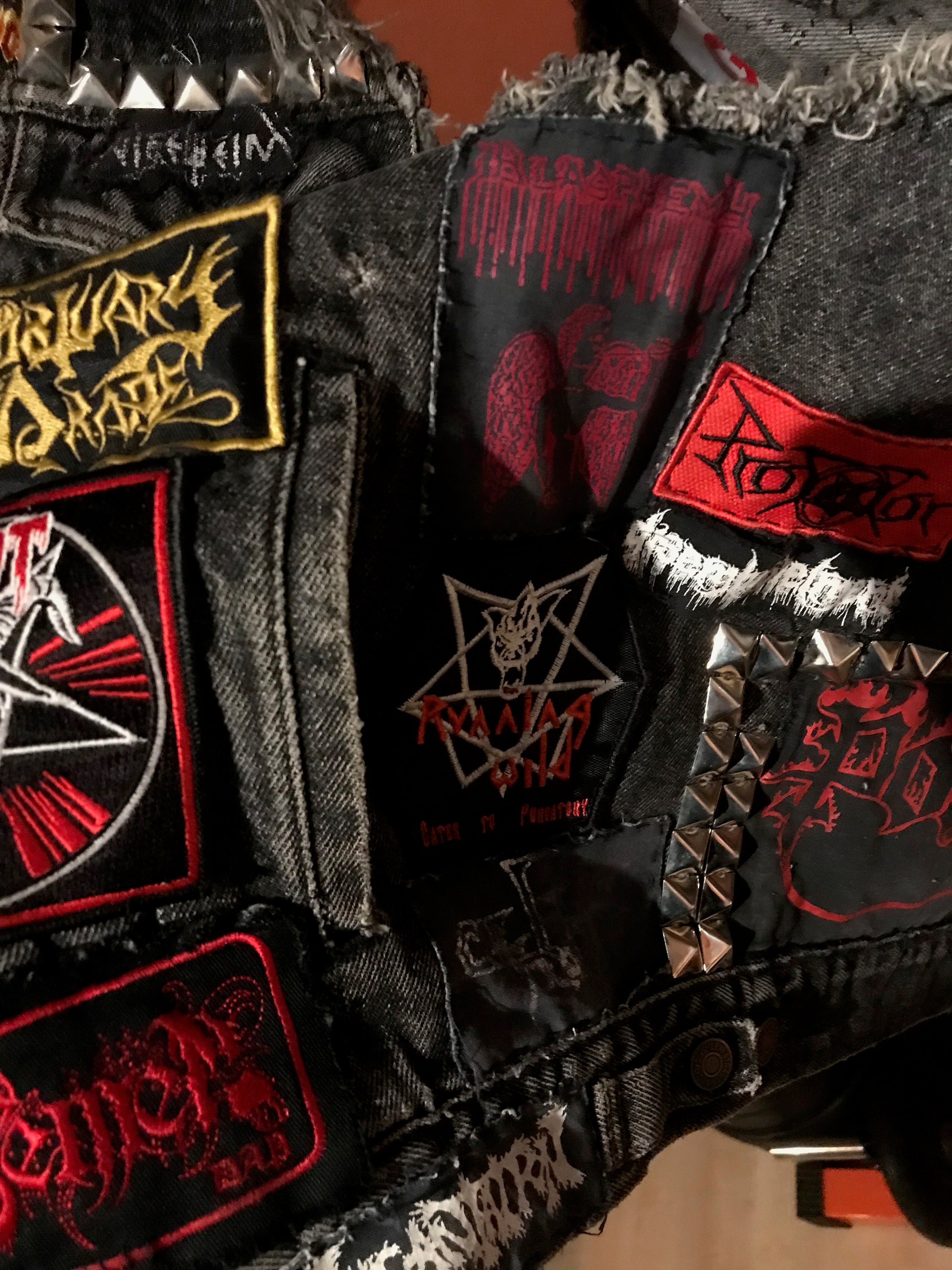 Metal Battle Jacket/vest. Size M. - Etsy