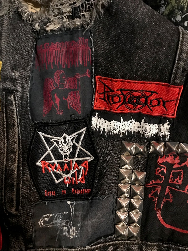 Metal Battle Jacket/vest. Size M. - Etsy