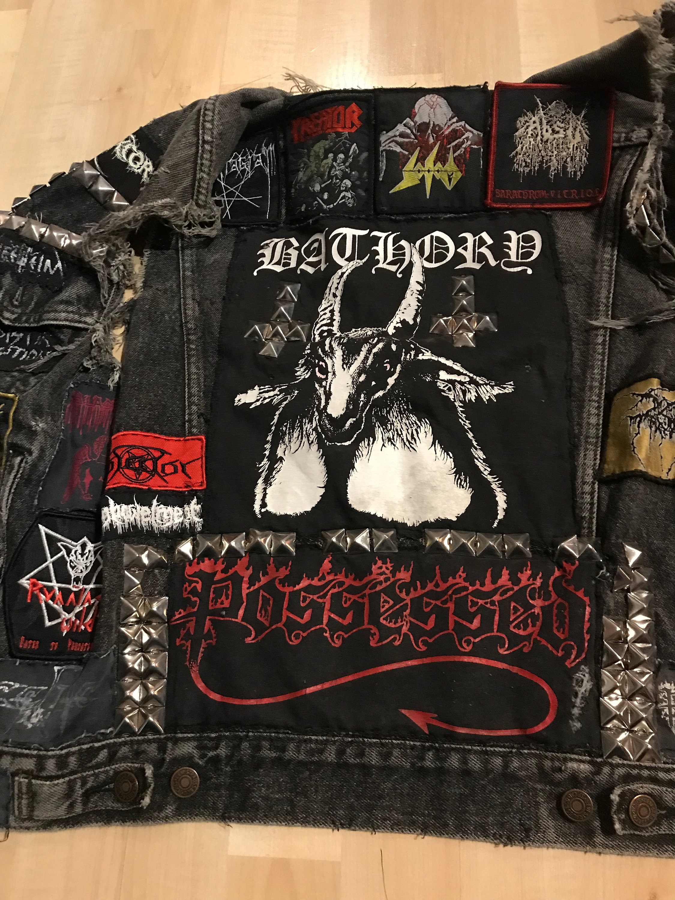 Metal Battle Jacket/vest. Size M. - Etsy