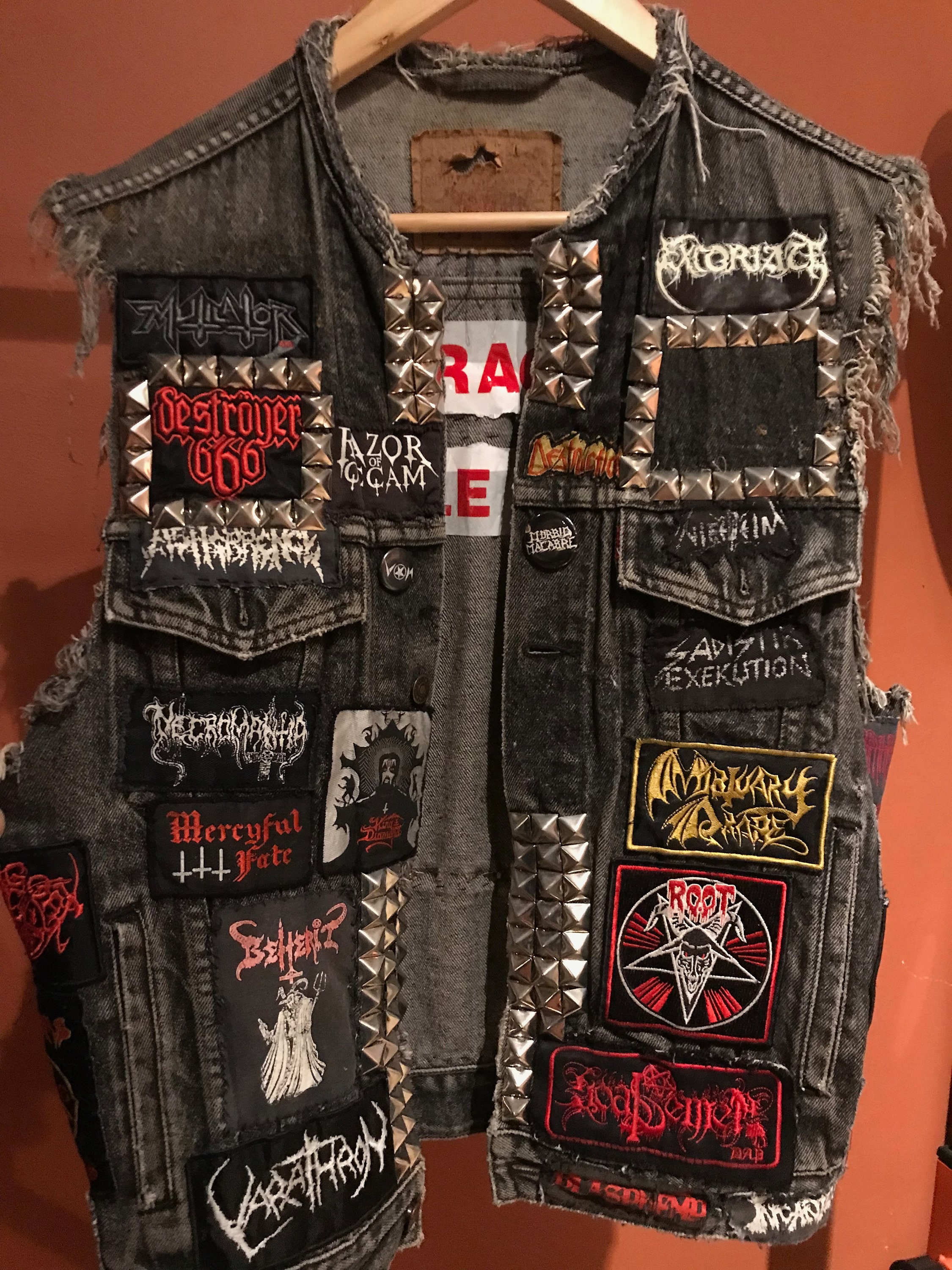 Metal Battle Jacket/vest. Size M. - Etsy
