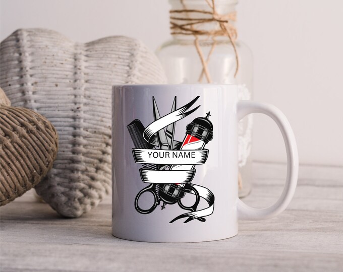 Barber Gift for Barber Barber Mug Hairdresser Gift Hairdresser Mug ...