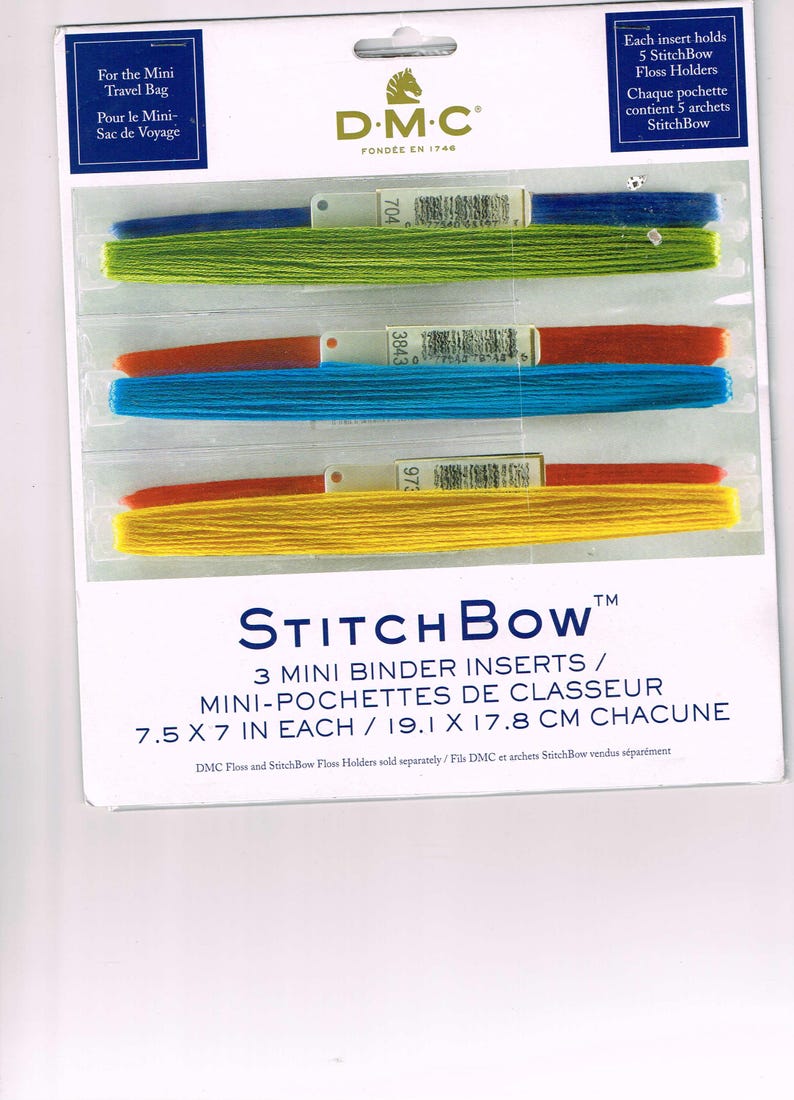 DMC (new) Stitch Bow Mini Binder Insert - Etsy