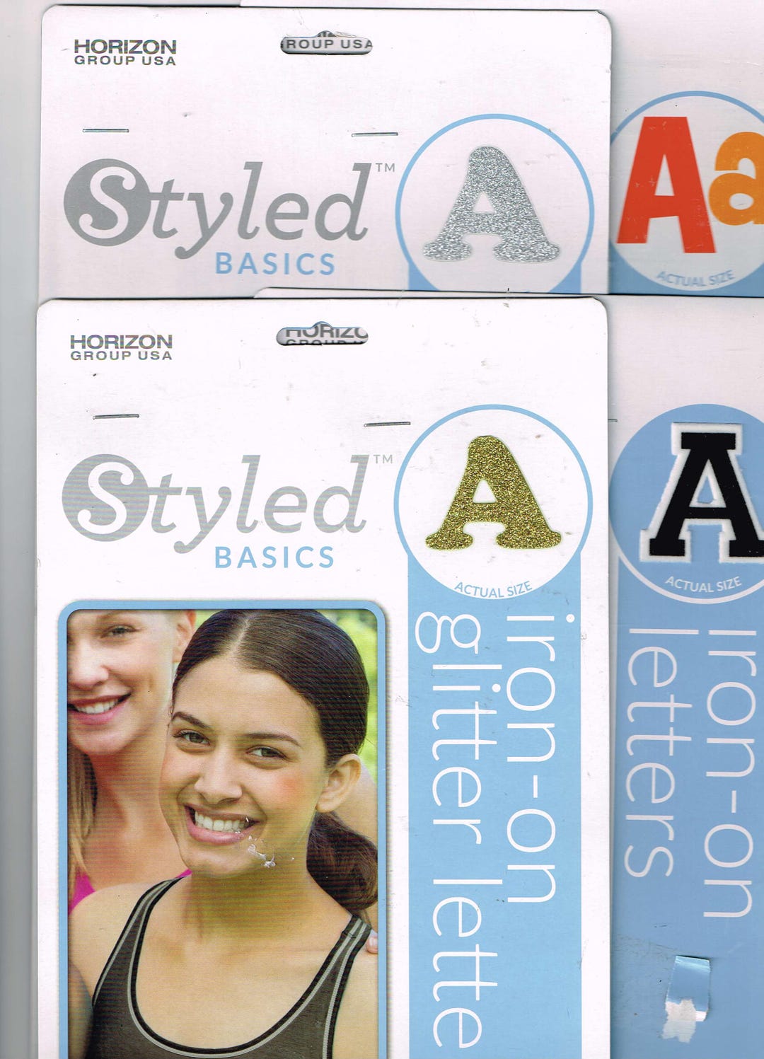 Styled Basics-iron-on Letters & Numbers: Choose From Black/white, Gold ...