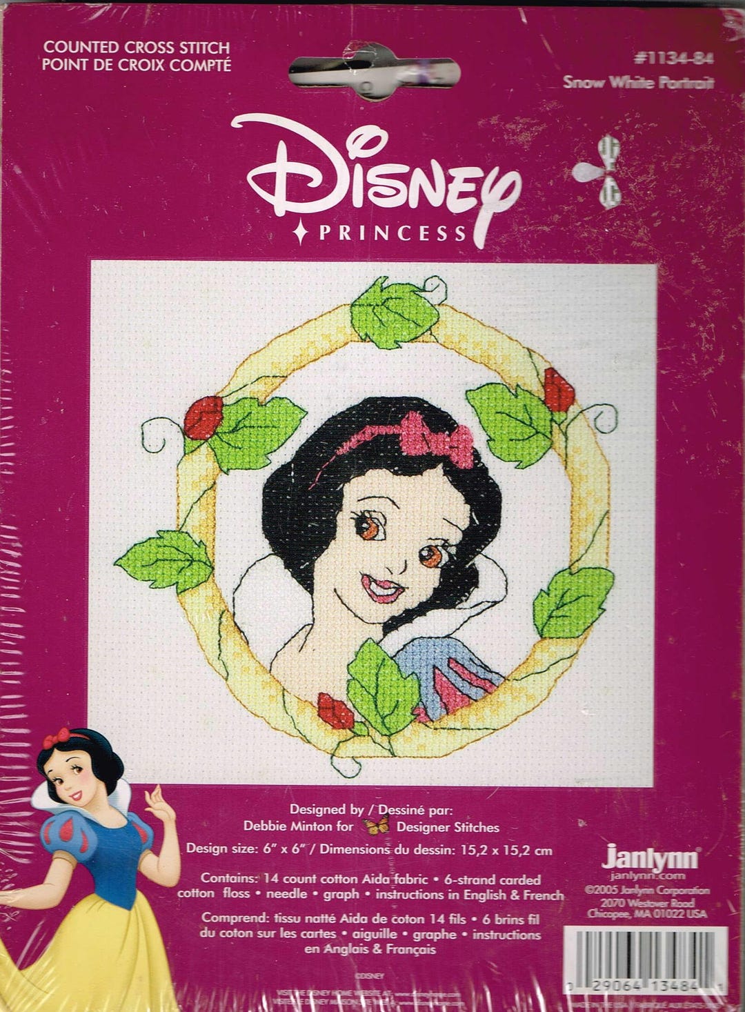 Janlynn #1134-84 Counted Cross Stitch Disney Princess Snow White ...