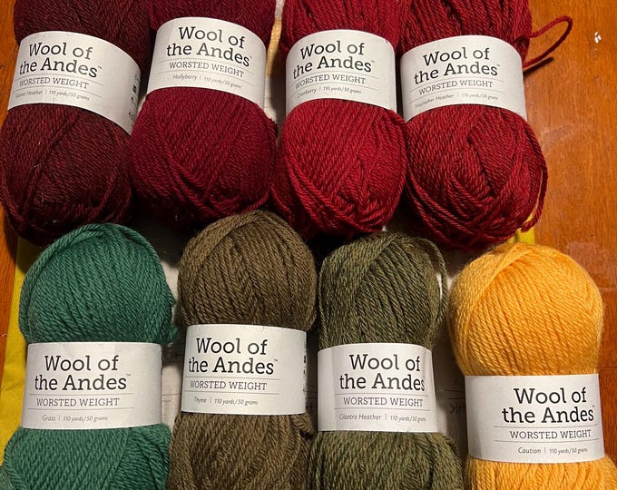 New Knit Picks Wool of the Andes 8-pack Variety Yarn-holiday Happening ...