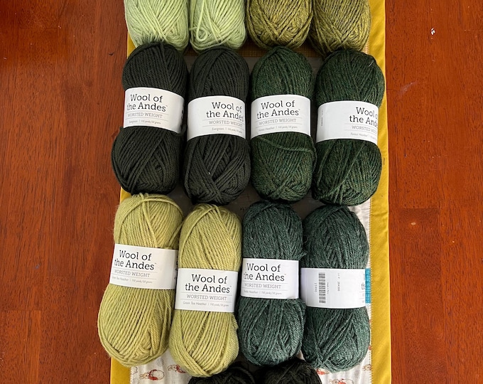 New Knit Picks Wool of the Andes 2-pack Shades of Green Part 2 - Etsy