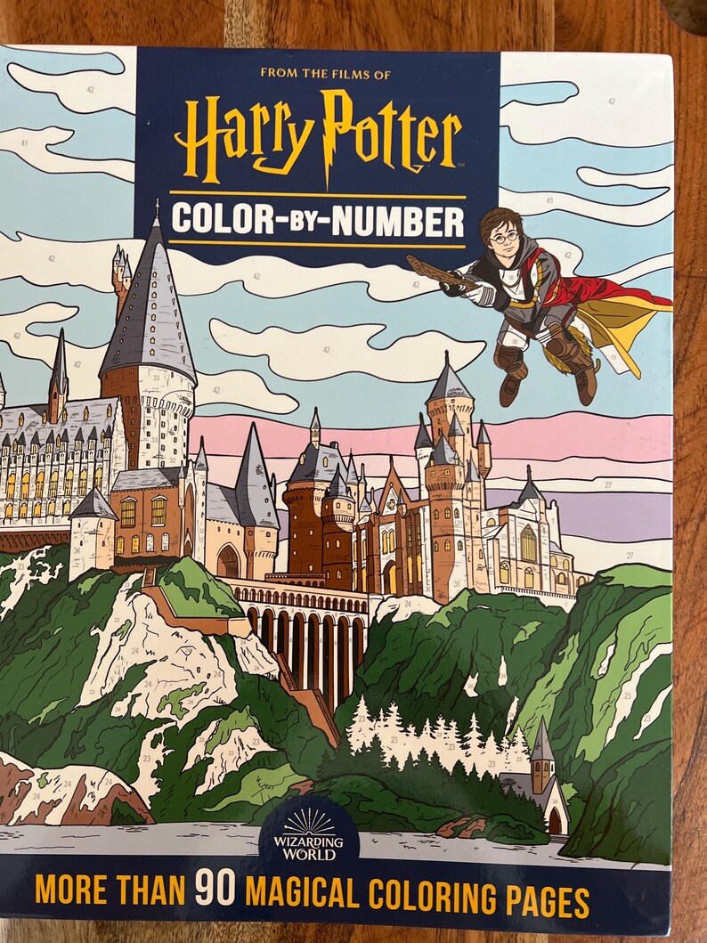 Harry Potter Color-by-number by Wizarding World - Etsy