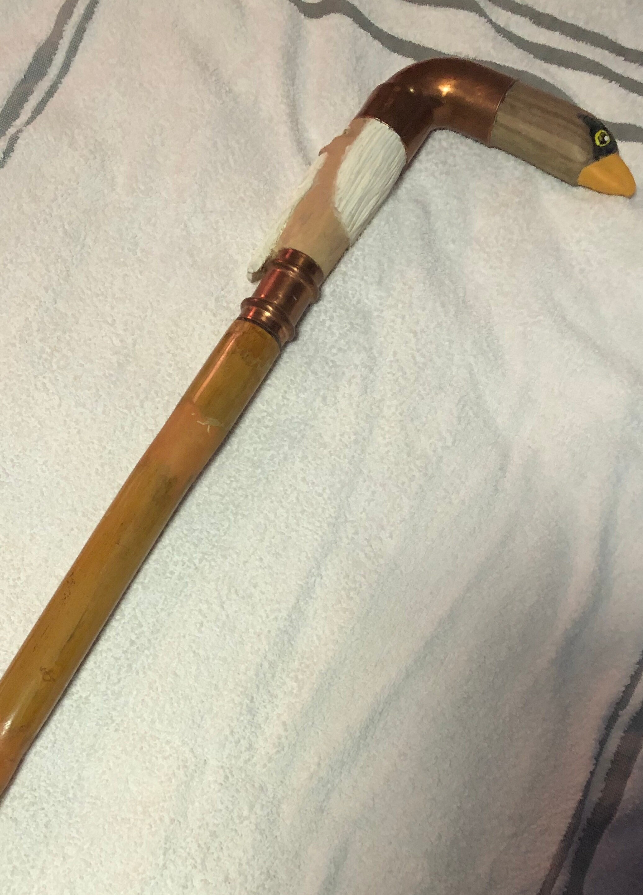Hand Carved Walking Stick Lazarus - Etsy
