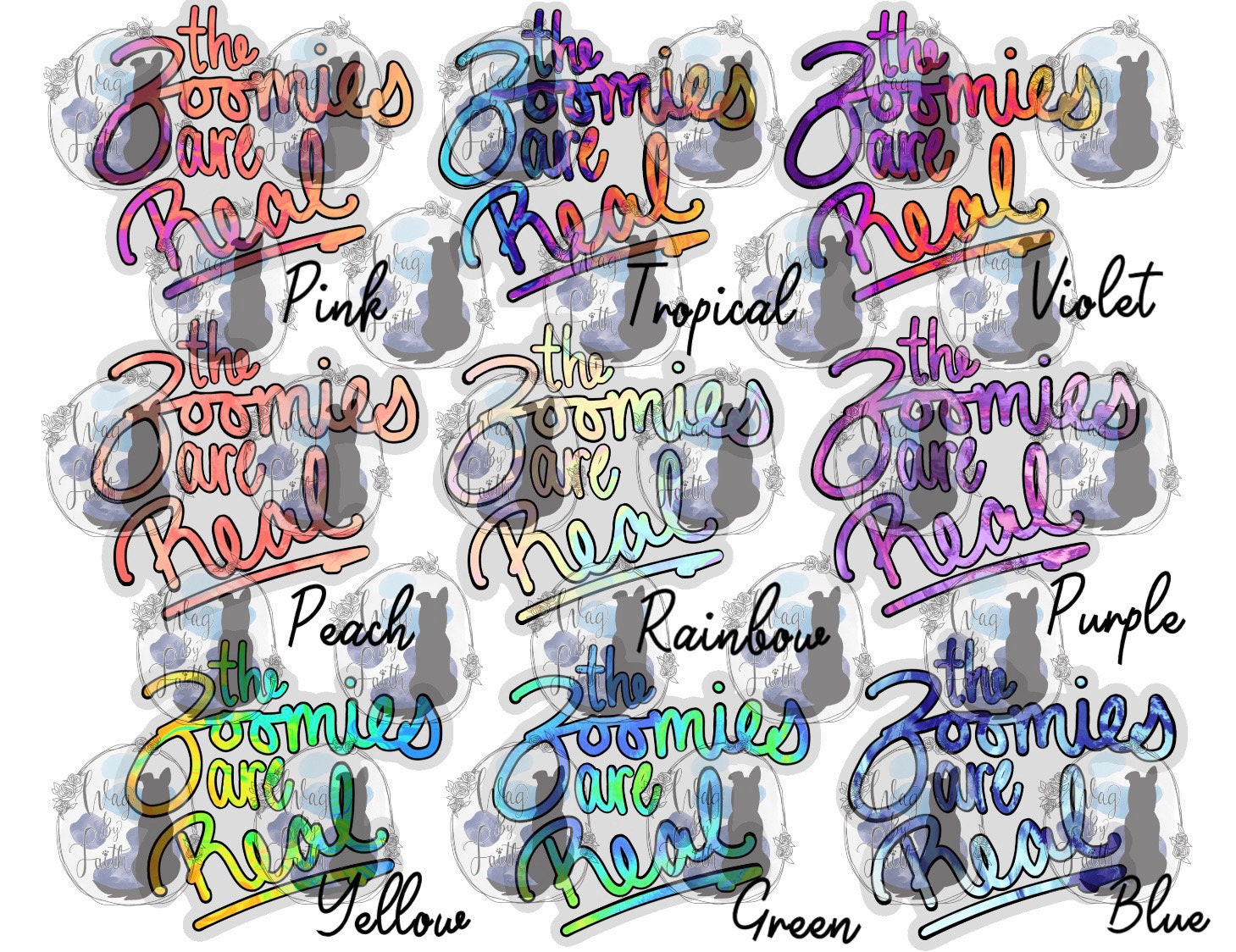 Dog Stickers, Cat Stickers the Zoomies Are Real Vinyl, Waterproof ...