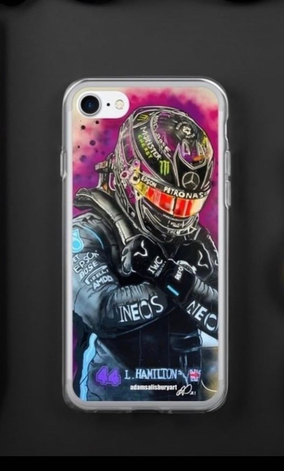 Lewis Hamilton F1 Phone Case - Etsy