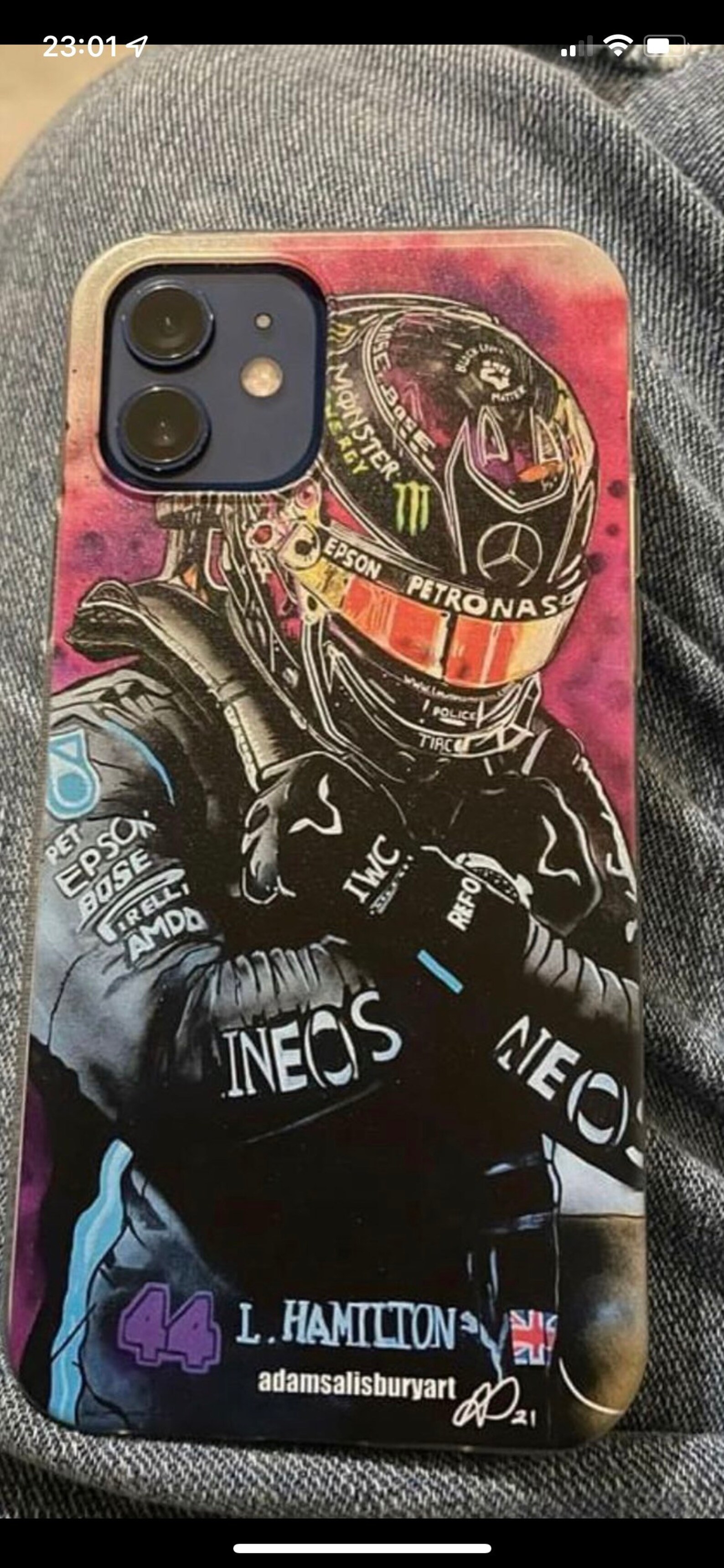 Lewis Hamilton F1 Phone Case - Etsy