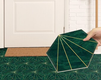 Gold Floor Decal - Etsy